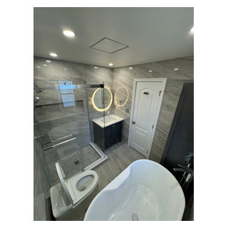 Small Bathroom with Shower - Contemporary - Bathroom - New York - by ...