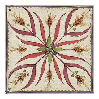 "Farmers Feast Tiles IV" Digital Paper Print by Anne Tavoletti, 20"x20 ...