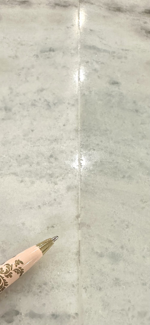 Is this marble seam acceptable? I'm feeling iffy...