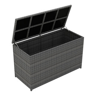 District Cushion Storage Box - Tropical - Deck Boxes And Storage - by ...