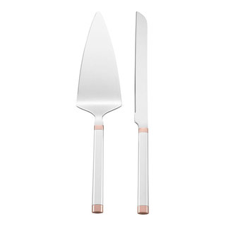 kate spade new york Rosy Glow Silver Plated 2 Piece Dessert Set ...