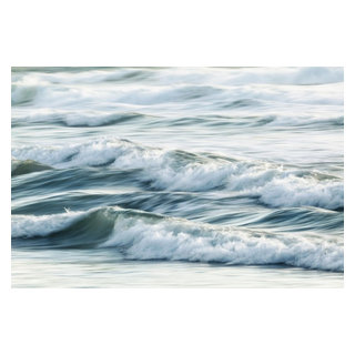 "Lapping In" Painting Print on Wrapped Canvas, 18x12 - Contemporary ...