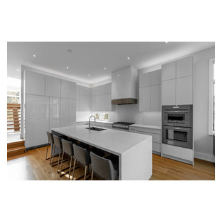 Modern Monochrome - A Stylish Kitchen Renovation - Modern - Kitchen ...