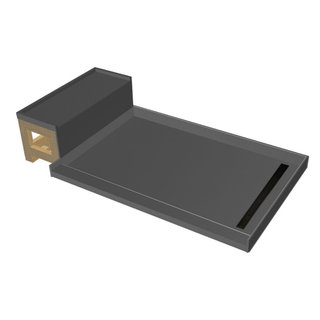 Tile Redi RT3048R-RB30-KIT-2.5 Base N Bench 60" x 30" Rectangular ...