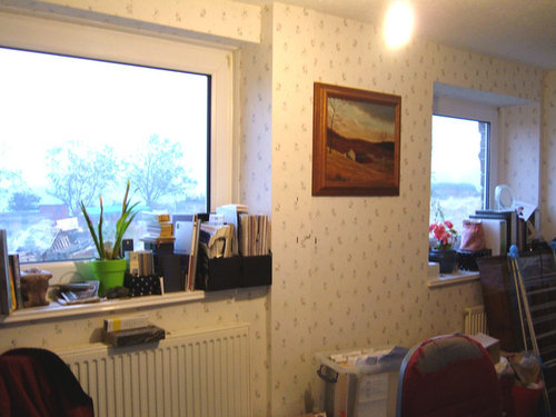 Ideas for a narrow study/ guest bedroom