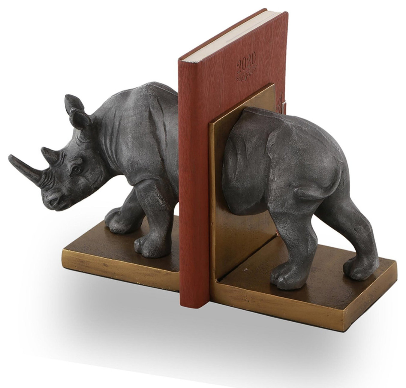 Rhino Bookends - Contemporary - Bookends - by SPI | Houzz