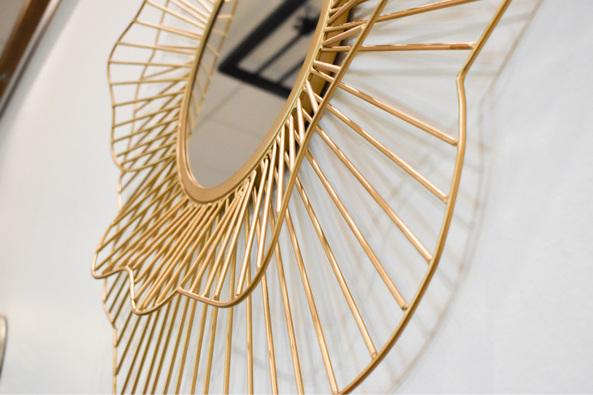 Alpha Flower Mirror, Gold - Contemporary - Wall Mirrors - by LH Imports ...