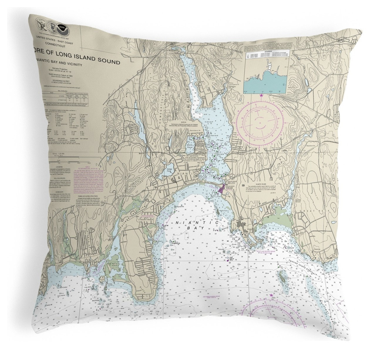 Betsy Drake North Shore Long Island to Niantic Bay, CT Nautical Map ...