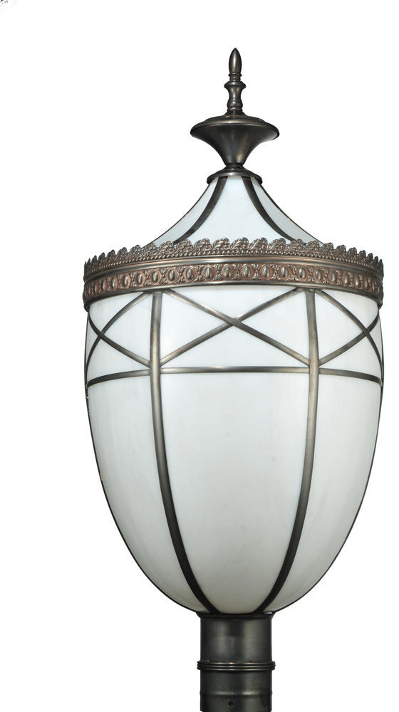 14W Borough Hall Post Mount - Traditional - Post Lights - by Meyda ...