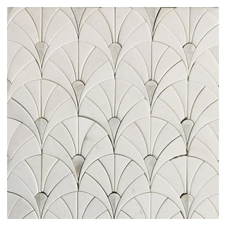 Fan II Waterjet Mosaic - Contemporary - Mosaic Tile - by All Marble ...