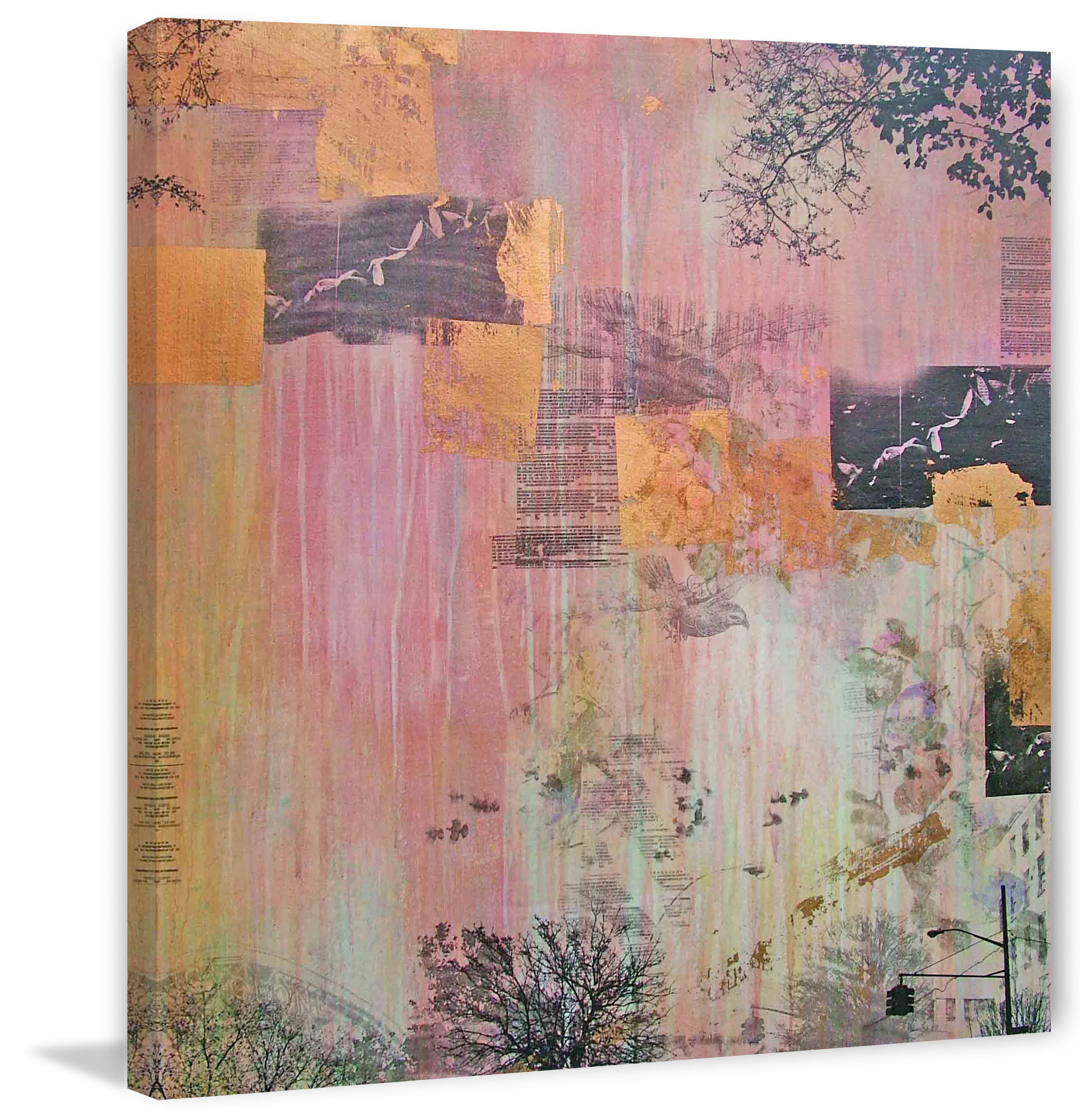 "Spring Cyclone" Painting Print on Canvas by Tracy Silva Barbosa, 32 ...