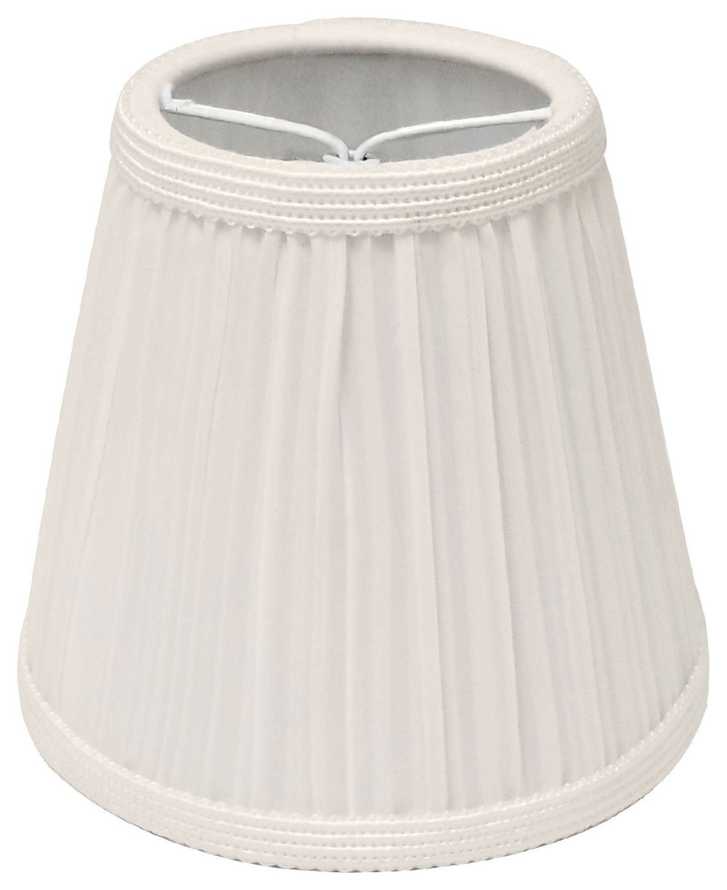 Royal Designs, Inc. Mushroom Pleat Clip On Chandelier Shade 3x5x5 in ...