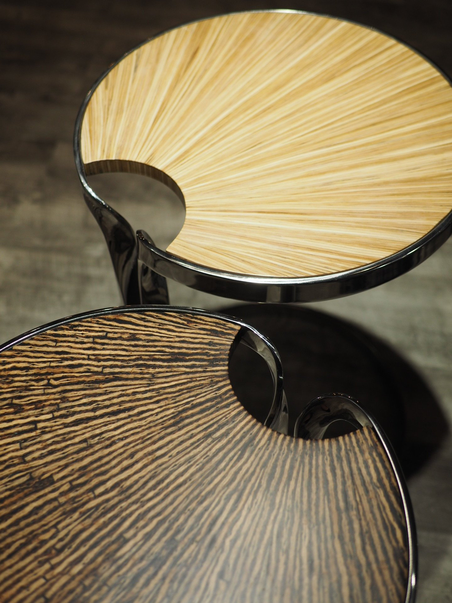 Echelon Side Server Table, Walnut Top - Contemporary - Side Tables And ...