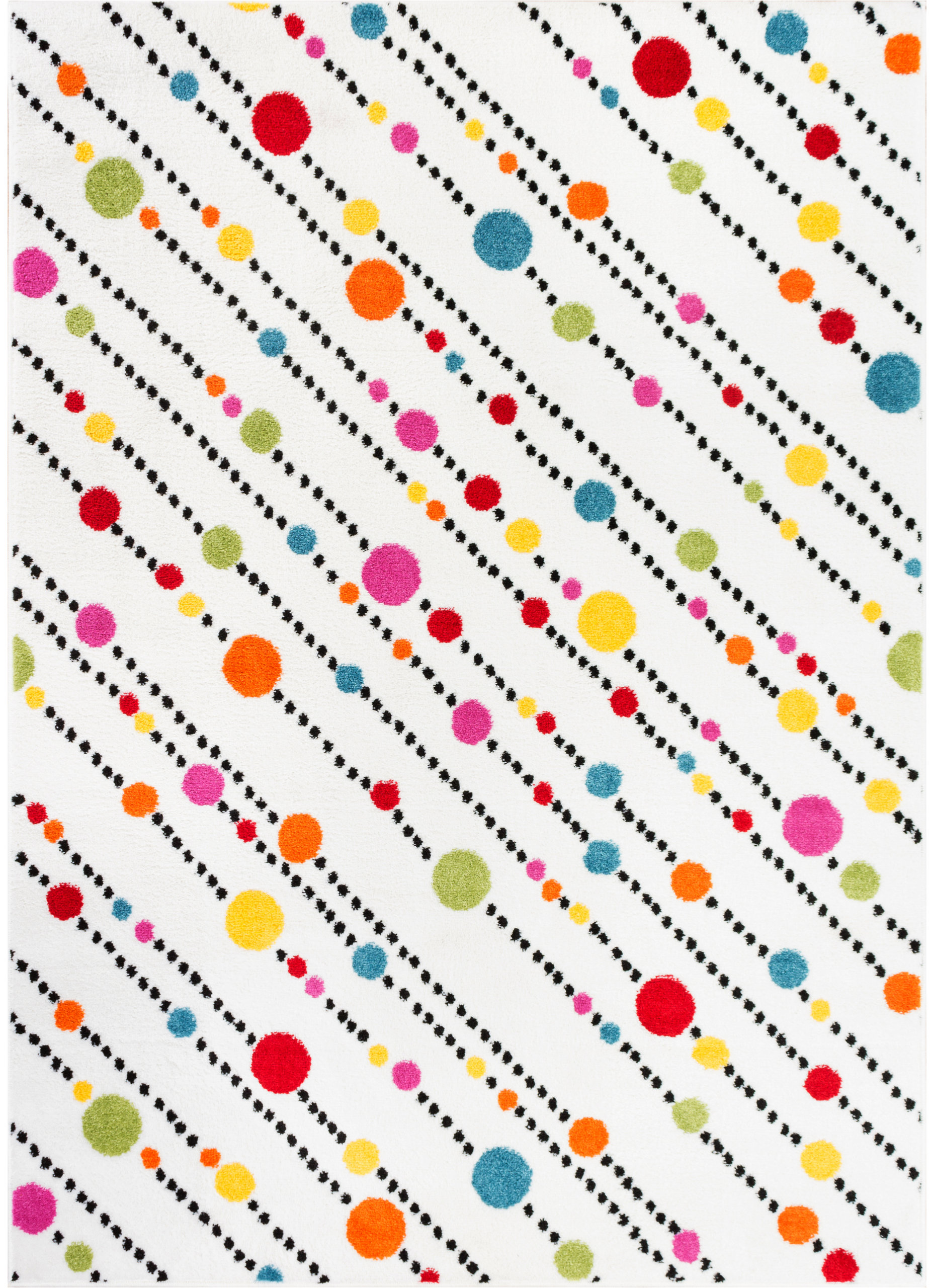 Well Woven Star Bright White Area Rug, 5'x7' - Contemporary - Kids Rugs ...