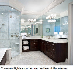 How to Make Awkward Bathroom Space Mid-Century Modern