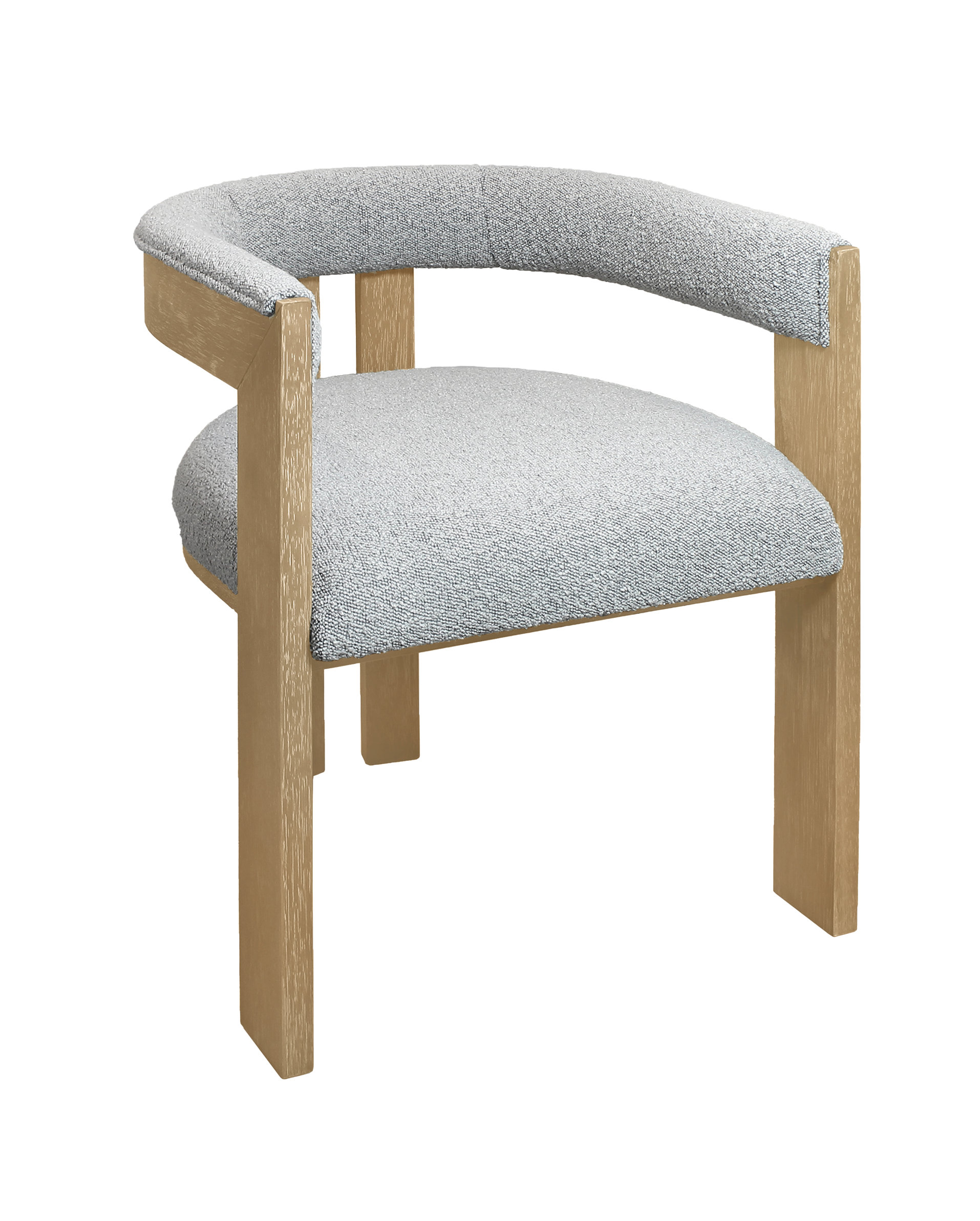 Logan 9-Piece Set With 82" Dining Table And 8 Trish Gray Arm Chairs - Farmhouse - Dining Sets ...