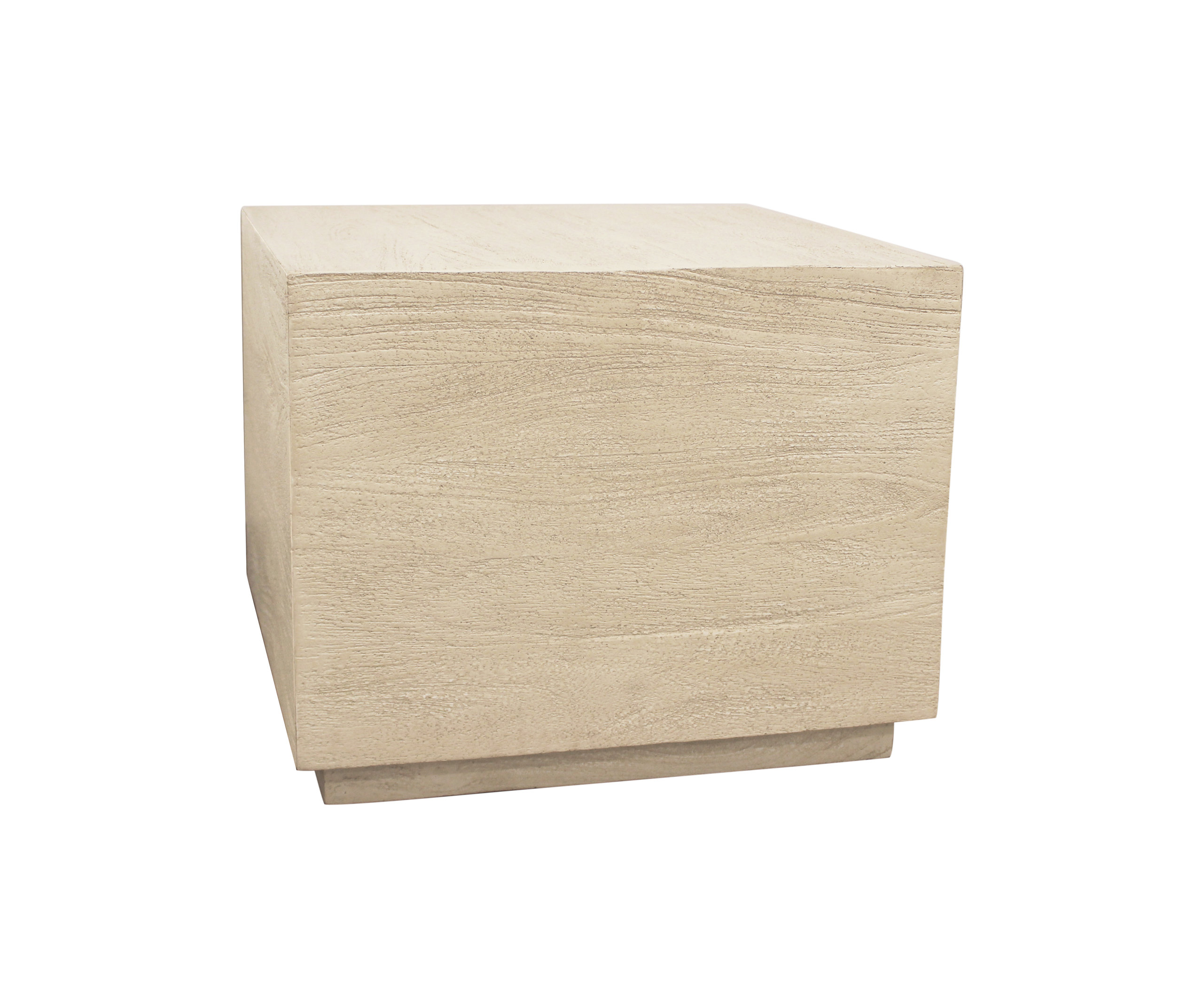 Flagstaff 20" Square Side Table, Stone Natural - Transitional - Side ...