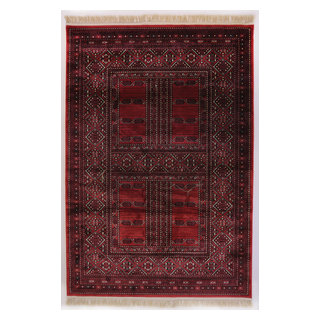 Crown 16232-336 Area Rug, Red, 5'3"x7'7" - Southwestern - Area Rugs ...