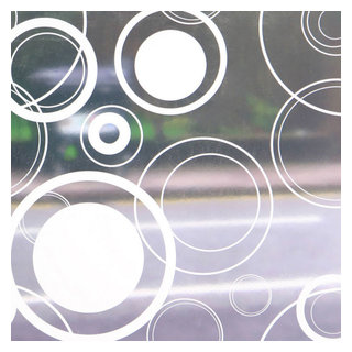 Retro Dots Sheer Window Film, 36"x48" - Contemporary - Window Film - by ...