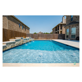 Curb Appeal - THN2101 - Craftsman - Pool - Dallas - by Selah Pools ...