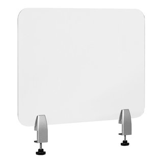 Clear Acrylic Desk Partition, 23"W x 0.25"D x 18"H - Modern - Kitchen ...