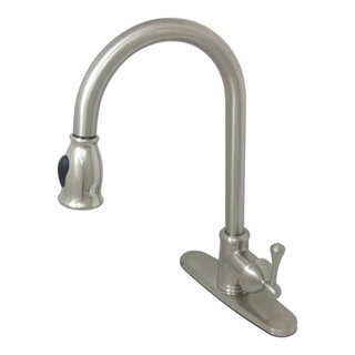 Gourmetier Vintage Pull-Down Kitchen Faucet - Traditional - Kitchen ...