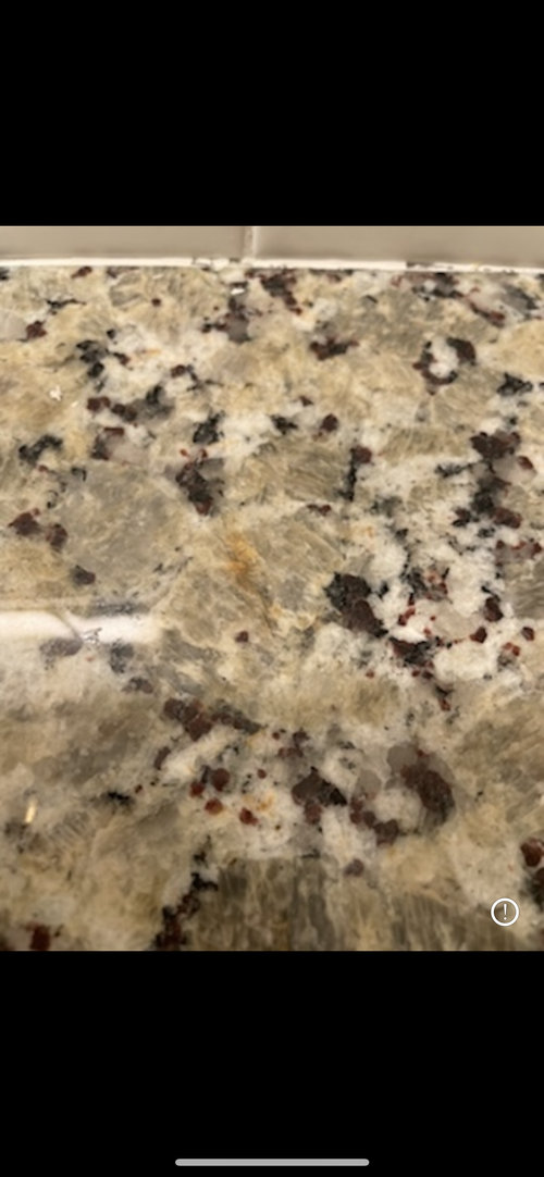 Is this rust on my granite or apart of the natural stone?