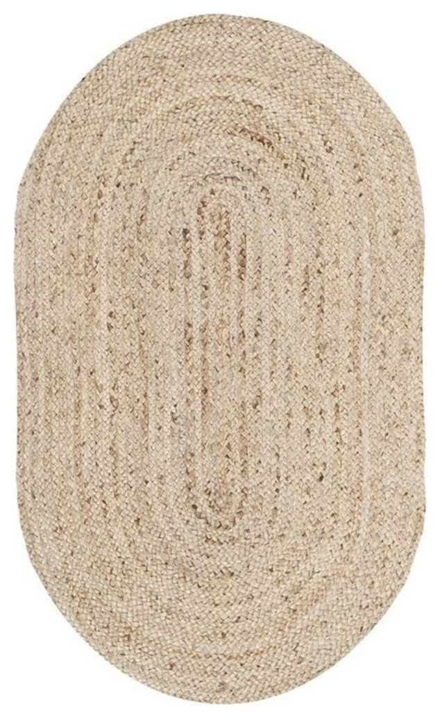 Safavieh Cape Cod Natural Contemporary Rug - Oval 4' x 6', Oval 4' x 6 ...