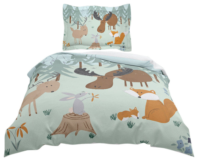 Outdoor Critters Woods Comforter, Queen - Rustic - Kids Comforters - by ...