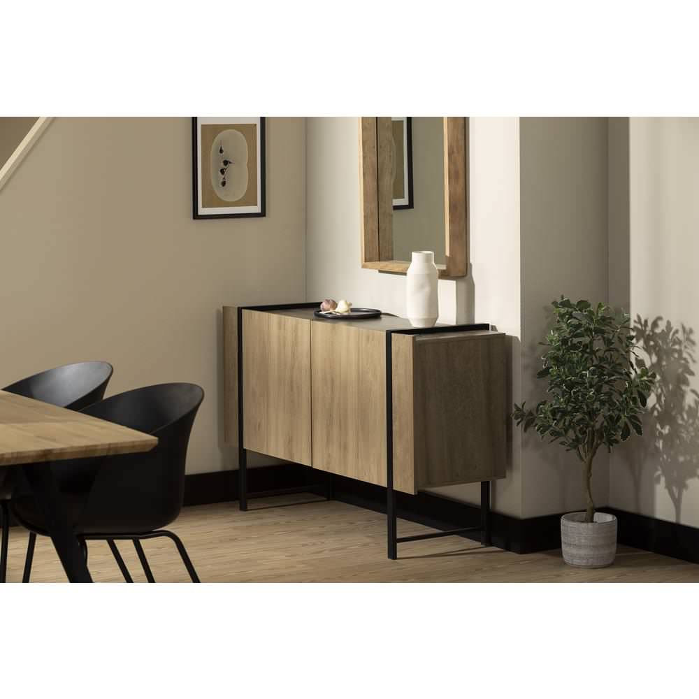 Mezzy Sideboard, Light Walnut - Transitional - Buffets And Sideboards ...