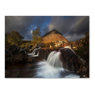 Krzysztof Nowakowski 'Scotland' Canvas Art, 19"x14" - Rustic - Prints ...