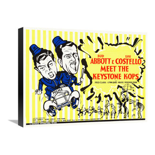 Abbott and Costello, Meet The Keystone Kops, 22x17, 22x17 - Midcentury ...