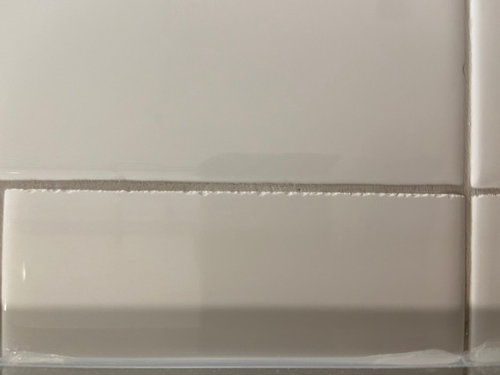 Chipped tile edges