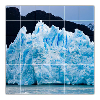 Glacier Ceramic Tile Wall Mural HZ500734, 72" Wide x 72" High ...