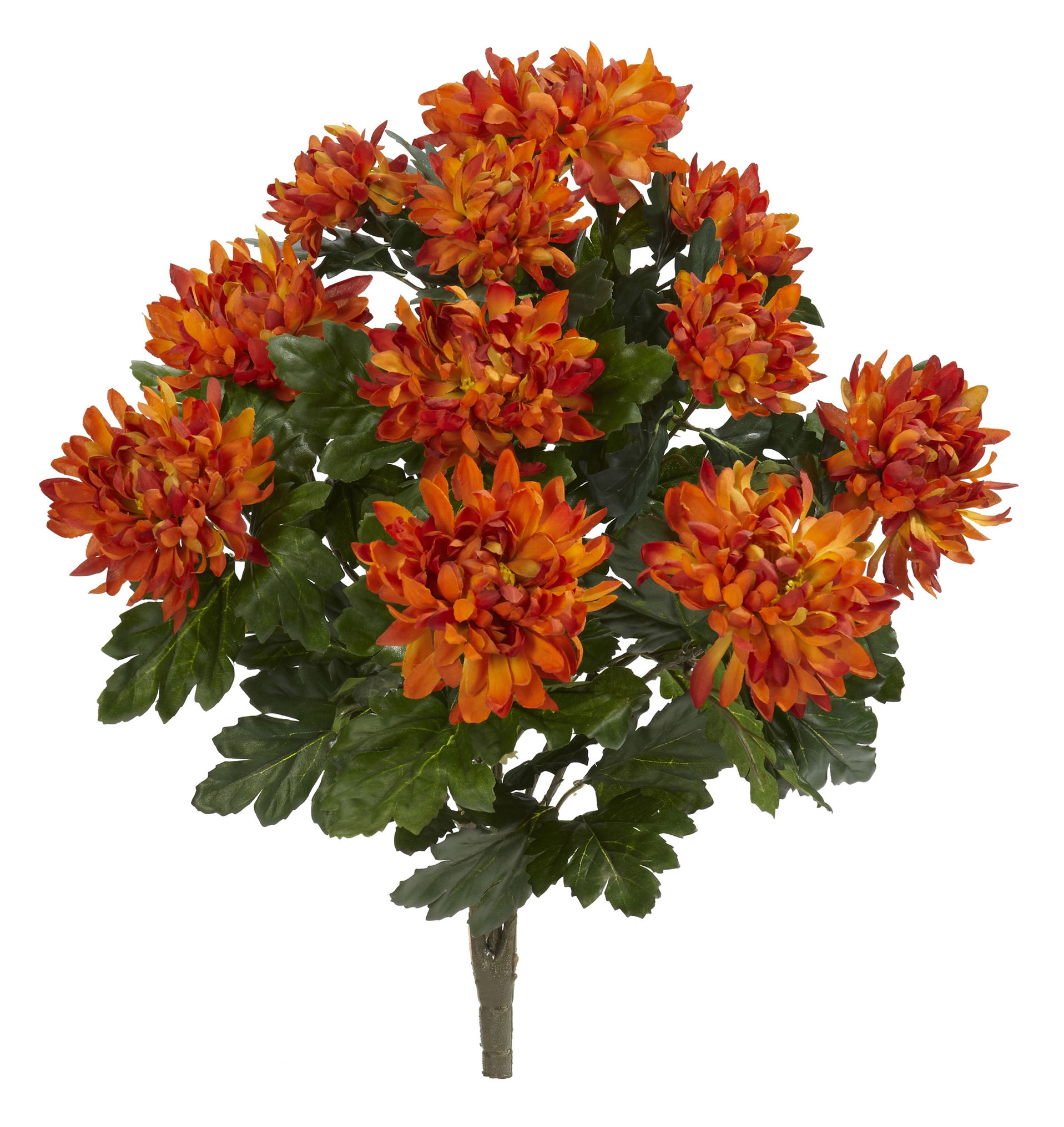 Nearly Natural 22" Spider Mum Artificial Plant (Set of 2 ...