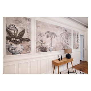 Magenta | 90m2 | Rénovation complète - Contemporary - Hall - Paris - by ...