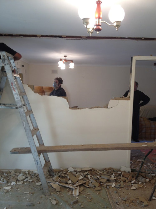 Before/after: wall removal | Houzz AU