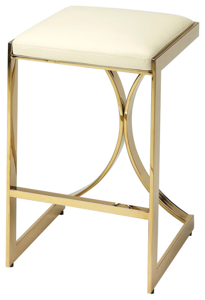 Butler Loft Counter Stool, Gold - Contemporary - Bar Stools And Counter ...