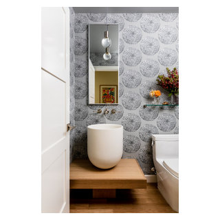 Harvard Yale - Transitional - Powder Room - by DayHouse Studio | Houzz
