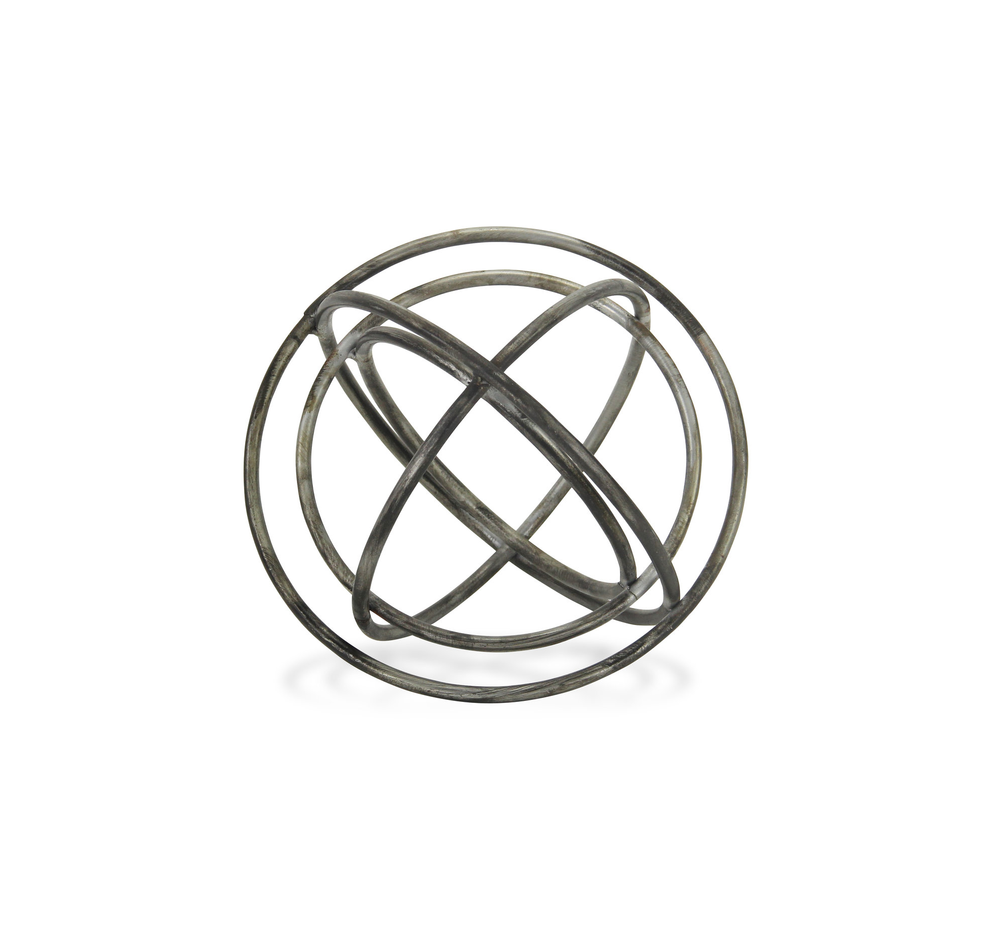 Cosmic Metal Orb Decor, Gray - Contemporary - Decorative Objects And ...