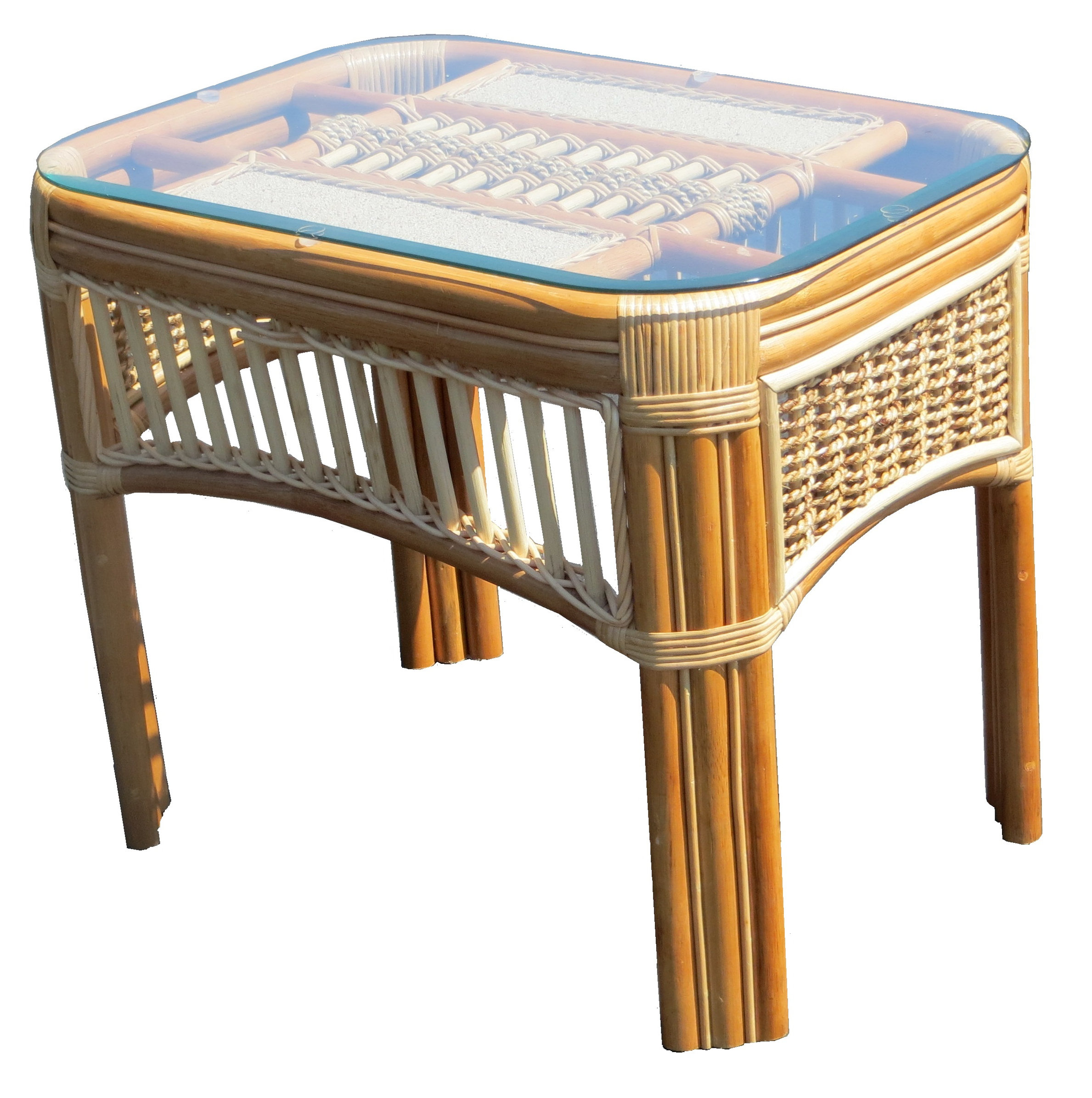 Seascape End Table, Natural - Tropical - Side Tables And End Tables ...