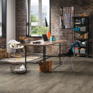 75 Beautiful Vinyl Floor Home Office Pictures & Ideas | Houzz