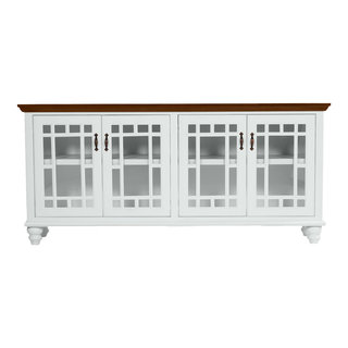80" Traditional Sideboard Buffet - Traditional - Buffets And Sideboards ...