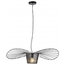 Single Pendant Black Iron Wire "Hat" Shaped Light Fixture ...