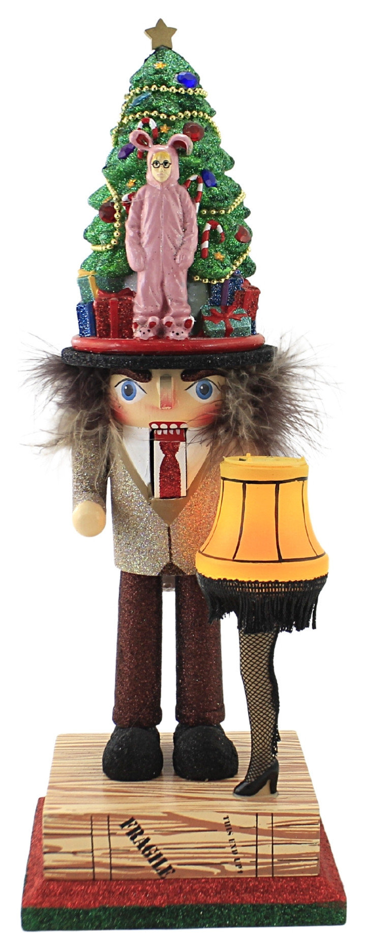 Christmas Christmas Story Nutcracker Leg Lamp Ralphie Rabbit, 15.5 In H ...