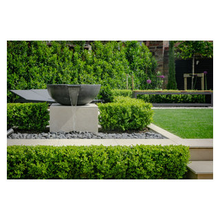 Contemporary Formal Garden In Appleton - Contemporary - Garden ...
