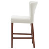 Albie KD Fabric Counter Stool - Transitional - Bar Stools And Counter ...