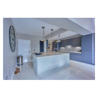 Seamless style in the family kitchen with CRL Quartz Sahara - Modern ...