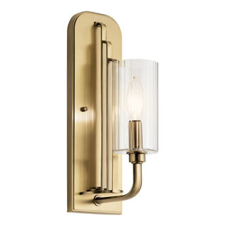 1 Light Wall Sconce In Art Deco Style-14 Inches Tall and 4.5 Inches ...