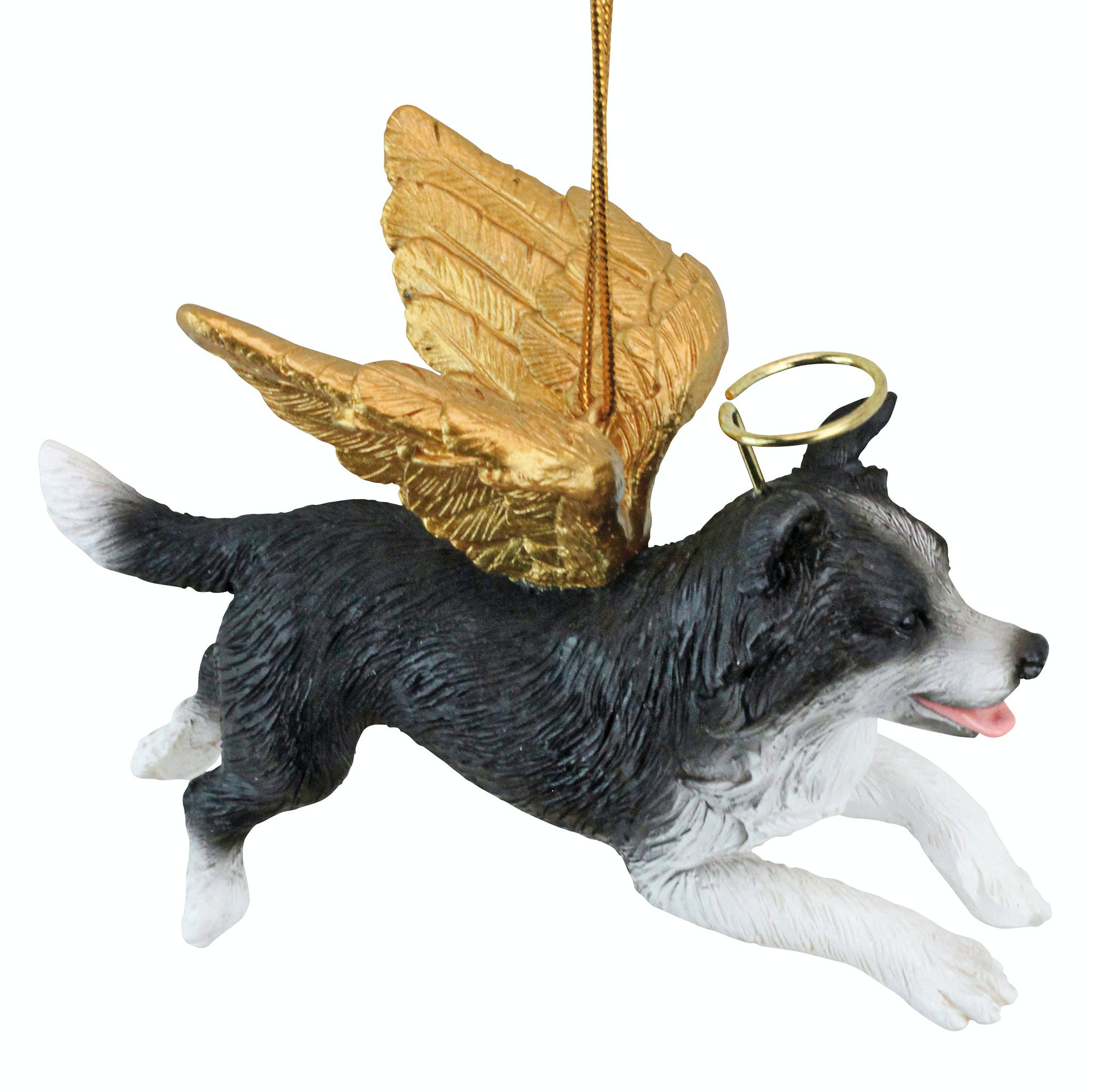 Angel Border Collie Ornament - Traditional - Christmas Ornaments - by ...
